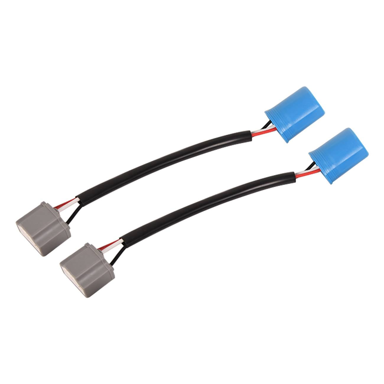 ewbo A0334A0011 2X Harness Head Light Connector Extension Wire Pigtail ...