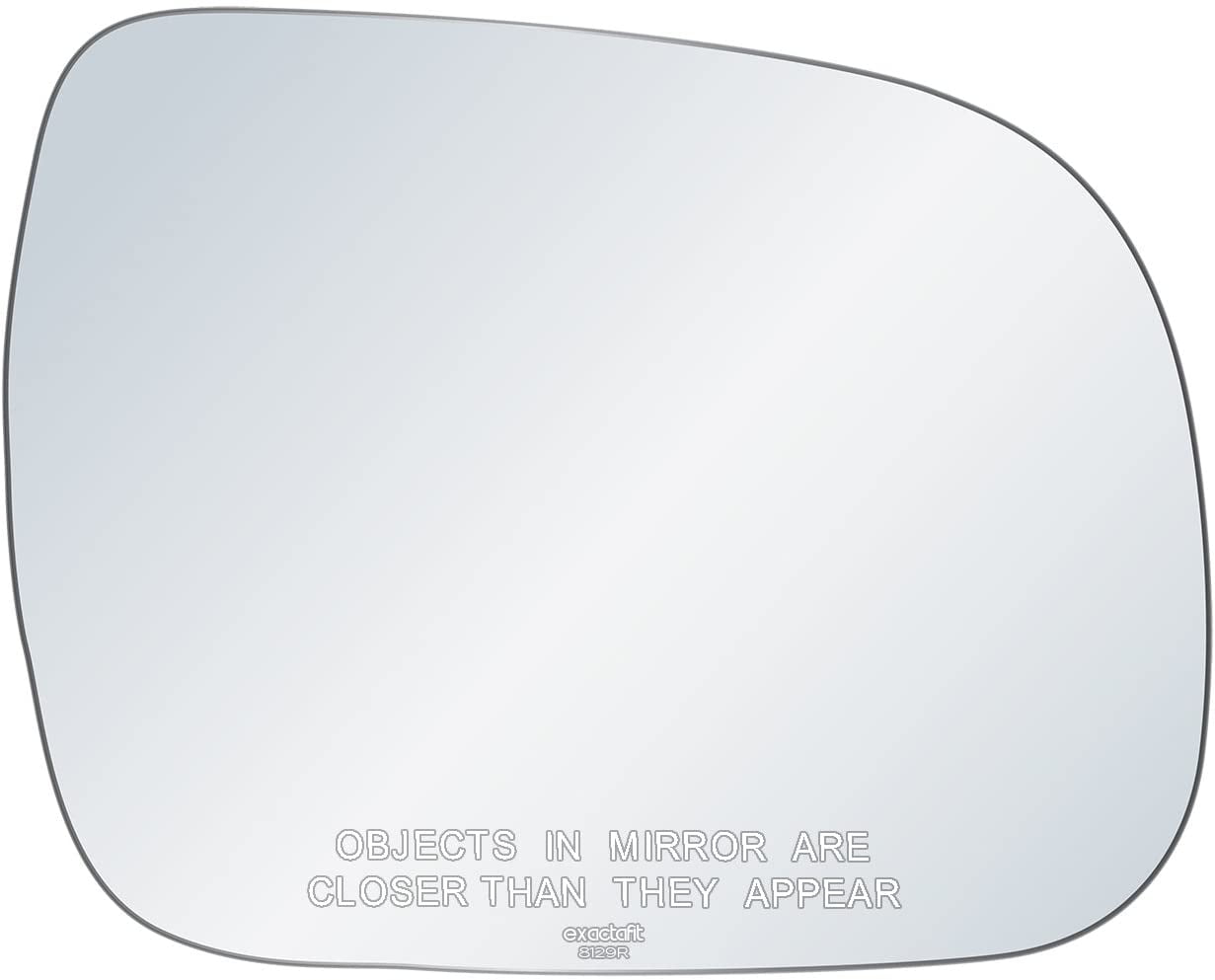 exactafit 8129R Passenger Side Mirror Right Hand Glass Replacement Fits ...
