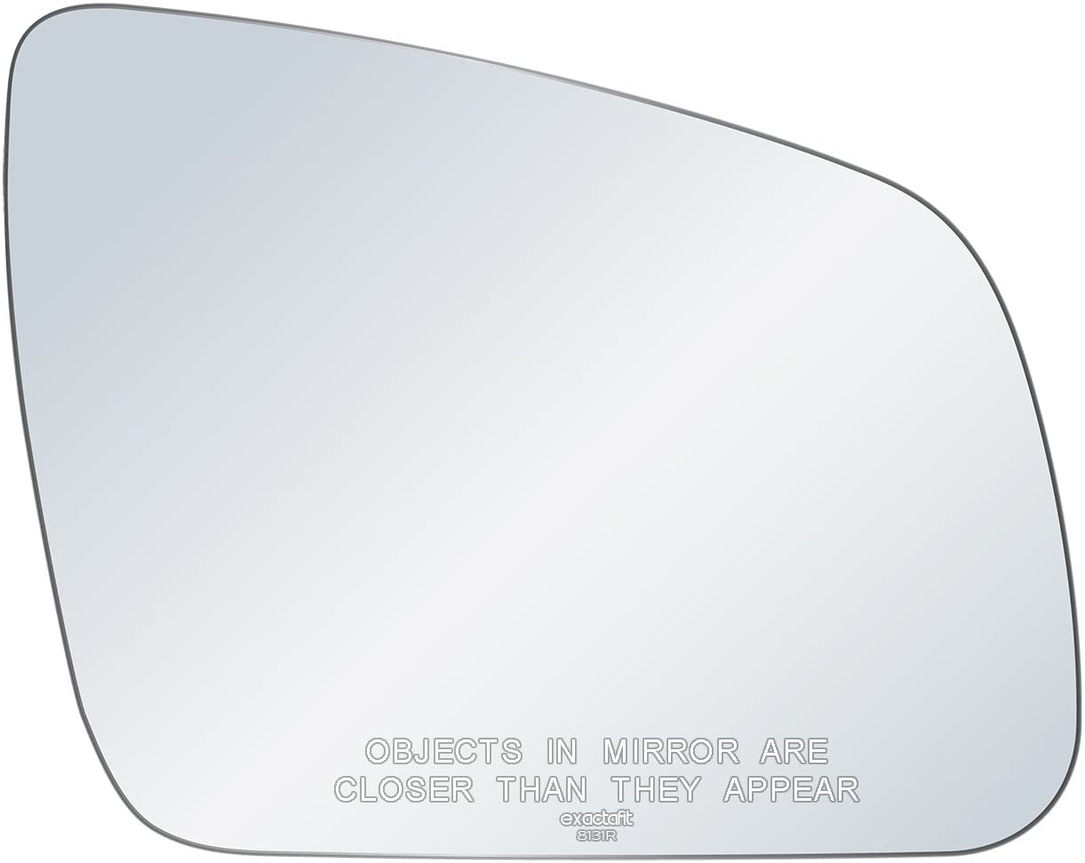 exactafit 8131R Passenger Side Mirror Right Hand Glass Replacement Fits ...