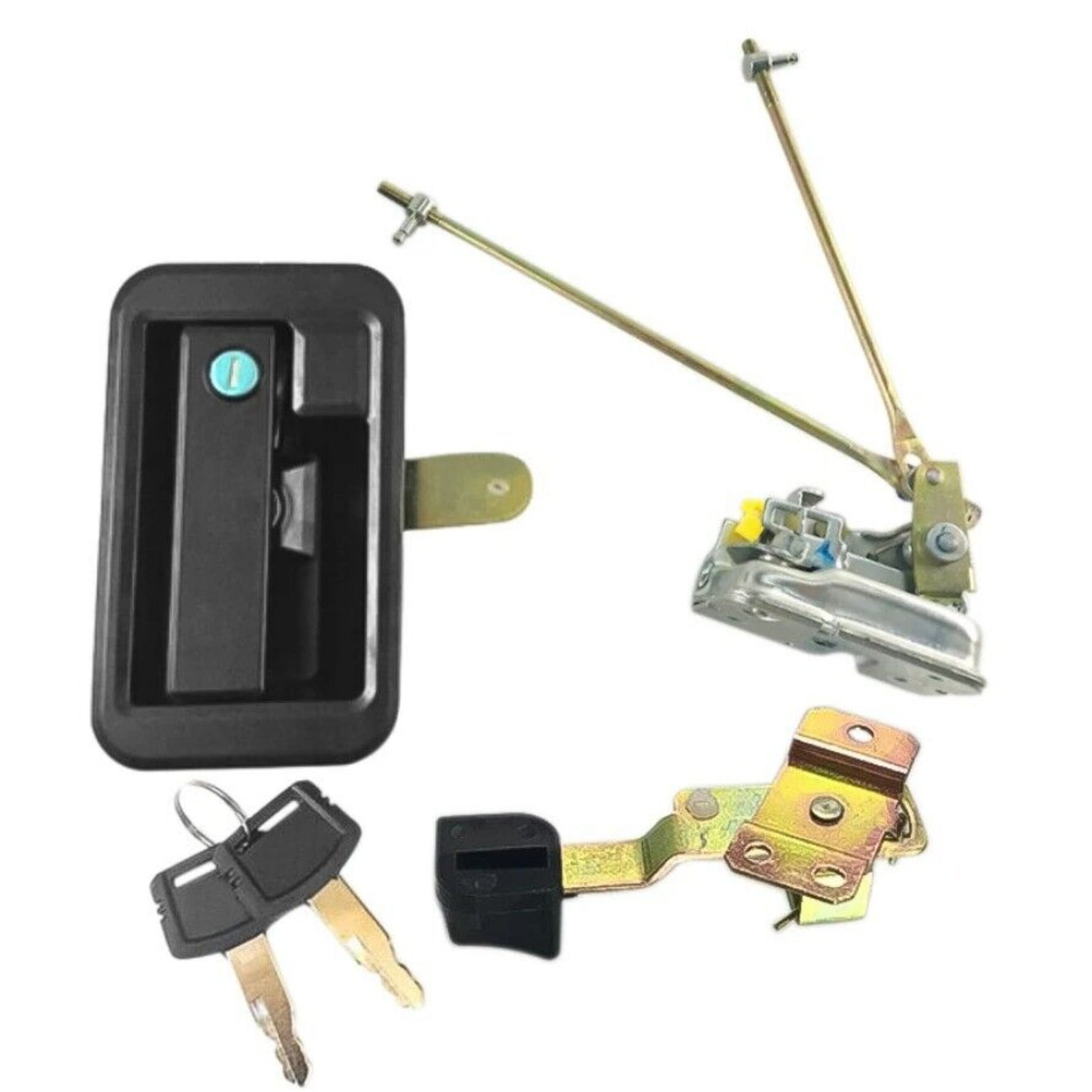 excavator cab door lock assembly lock block Outside handle For SANY SY ...