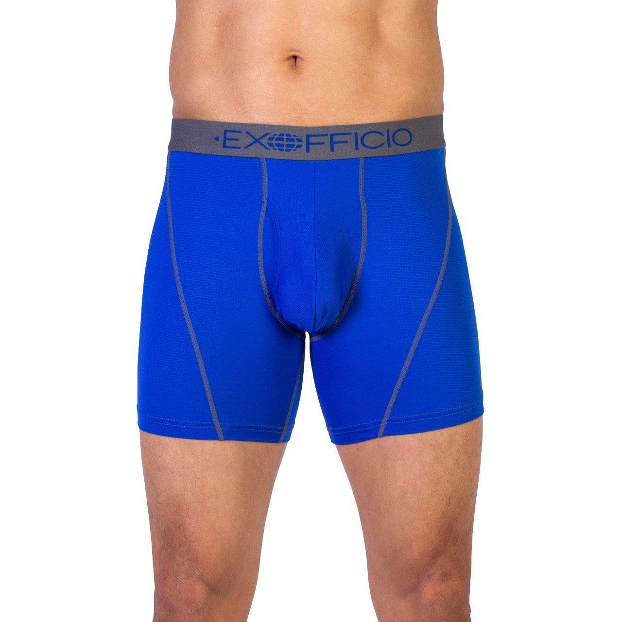 exofficio give-n-go sport mesh 6inch boxer brief - men's petrol xl ...