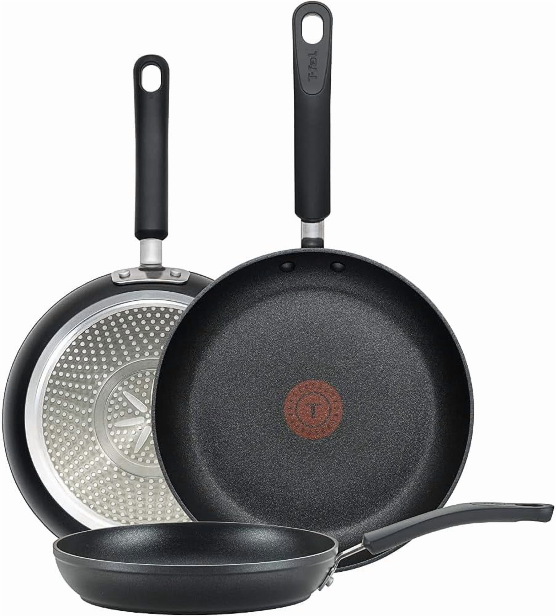 Experience Non Stick Fry Pan Set 3 Piece, 8, 10.25, 12 Inch Induction ...