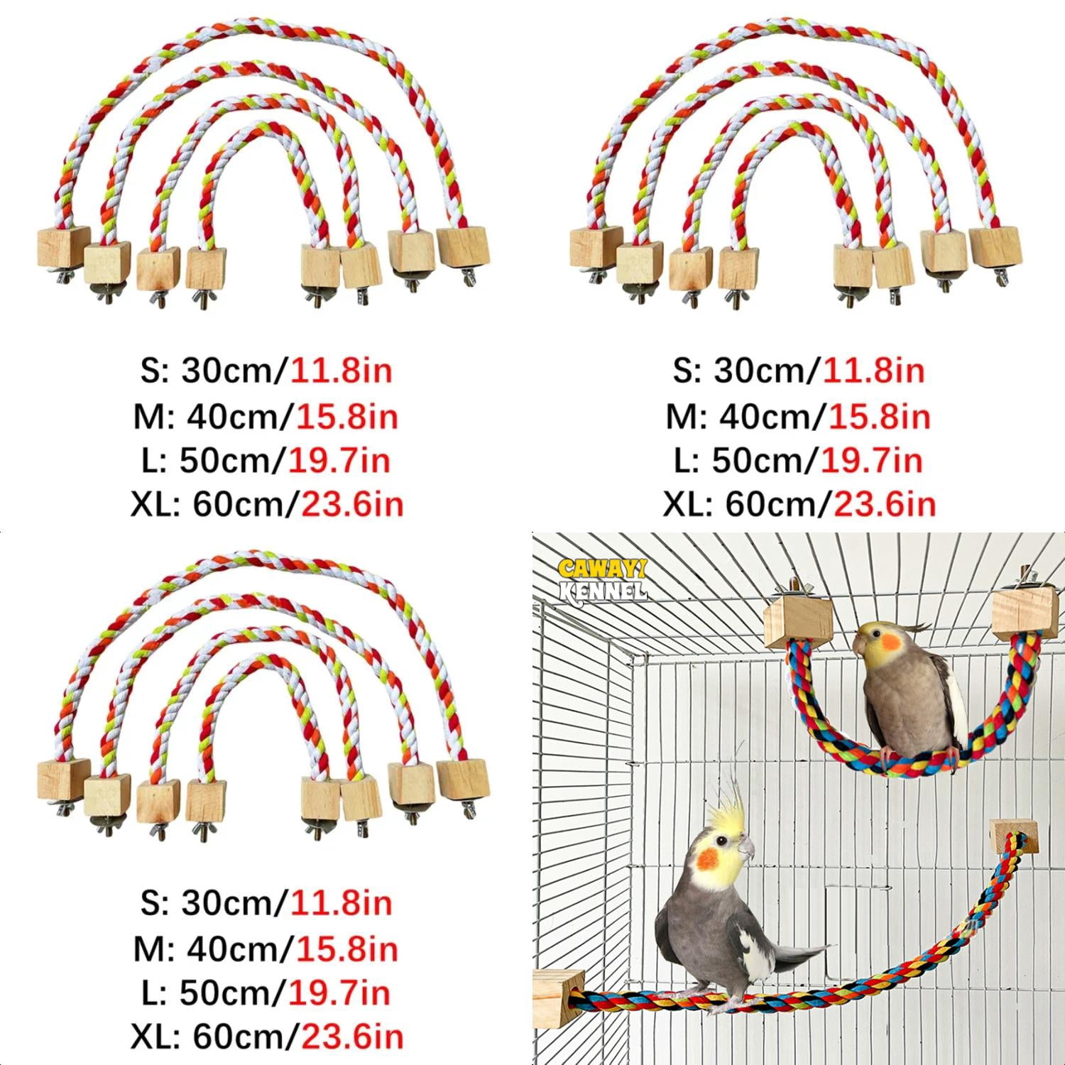extra layer of security allowing your feathered friend to swing and ...