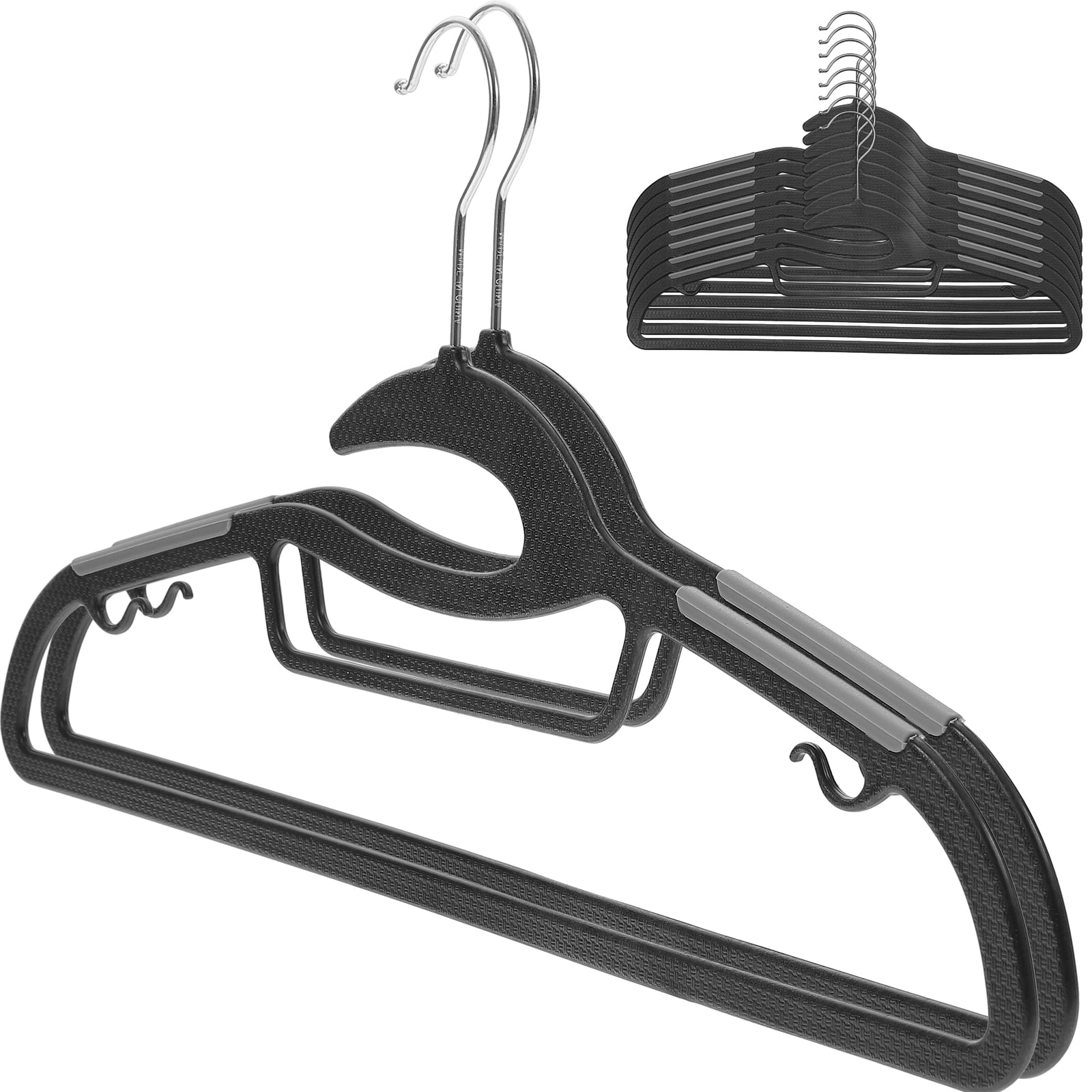 extra wide hangers 10pcs Extra Wide Hangers Clothes Hanger Plastic ...