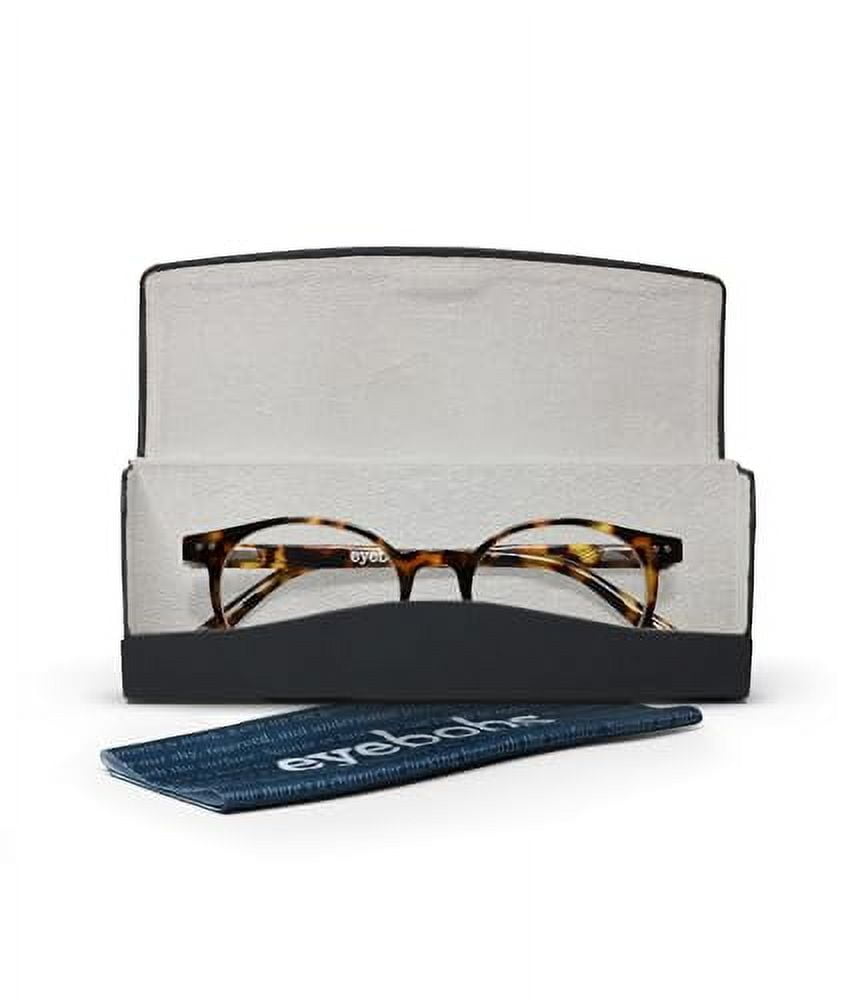 eyebobs - Case Closed | Premium Reading Glasses for Men and Women | Round Frame for Average ...