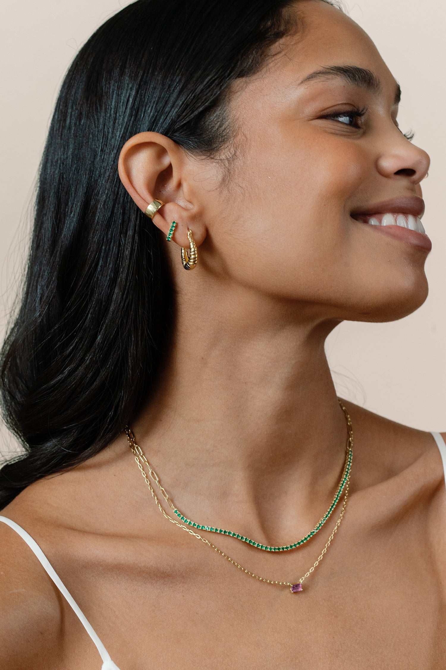 ezra-pave-chain-necklace - Walmart.com