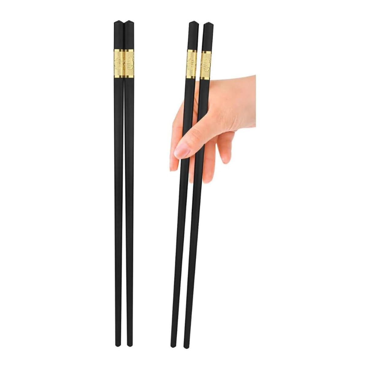faas Eating Wooden Japanese Chopstick Reusable NonSlip Chopsticks for ...
