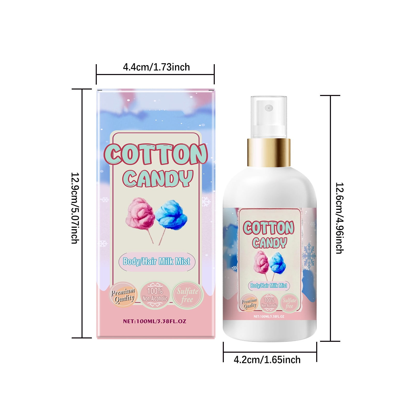 facial skin care products Body Milk Mist Scentnity Body/Hair Milk Mist ...