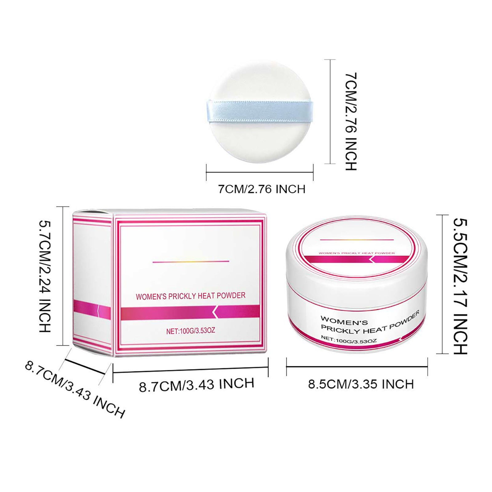 facial skin care products Skin Care Talcum Powder For Sweat Absorption ...