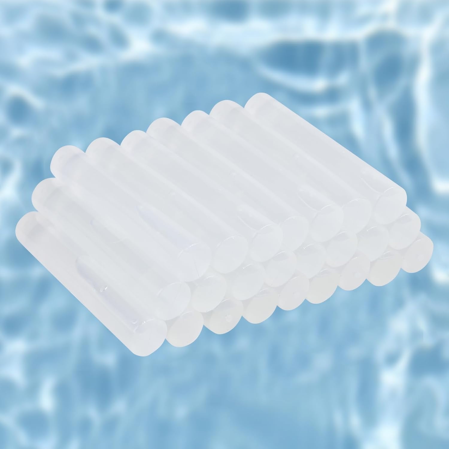 fagjfyj 24 Pack Reusable Ice Cubes for Drinks Quick Freeze Water Bottle ...