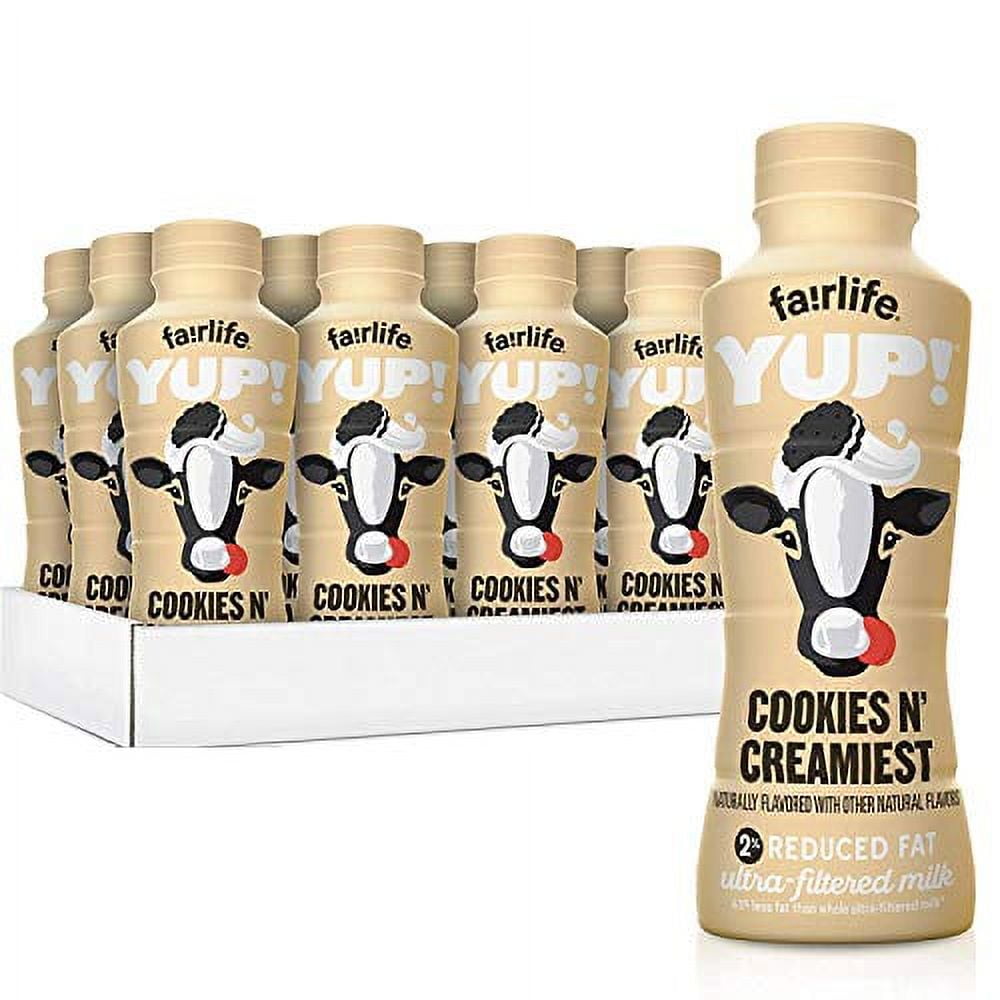 fairlife YUP! 2% Reduced Fat Ultra-Filtered Milk 14 fl oz (Cookies ...