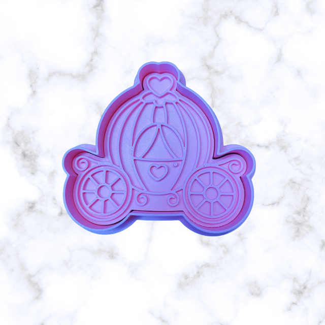 fairy Tale Princess and Princess friends and Carriage Cookie cutter and ...