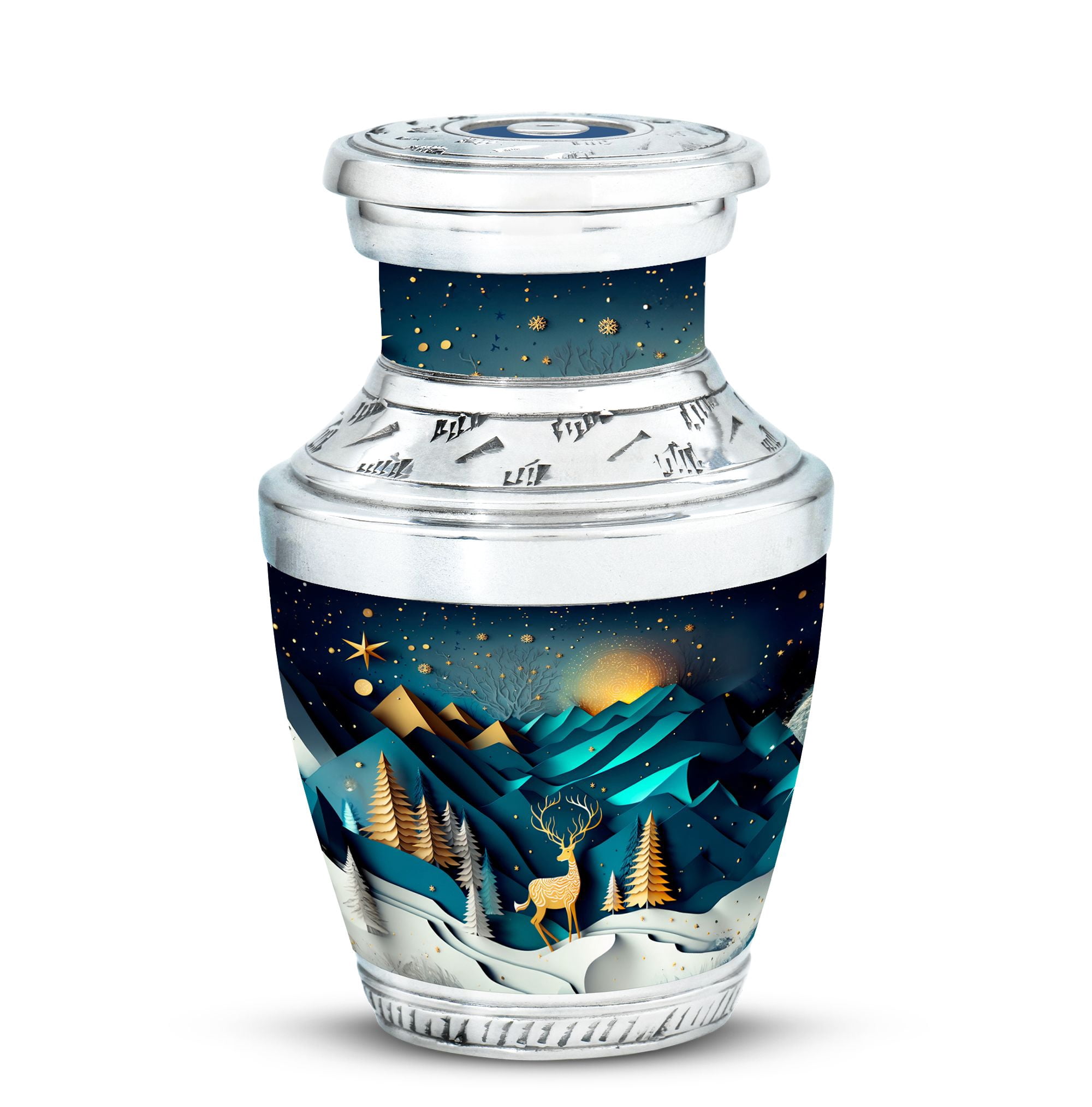 fairytale collage Small Decorative Keepsake Urns for Ashes - Mini Urns ...