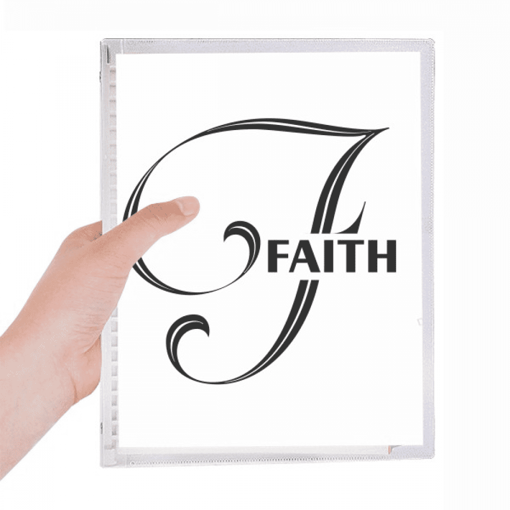 faith food faly letters notebook loose diary refillable journal statiry ...