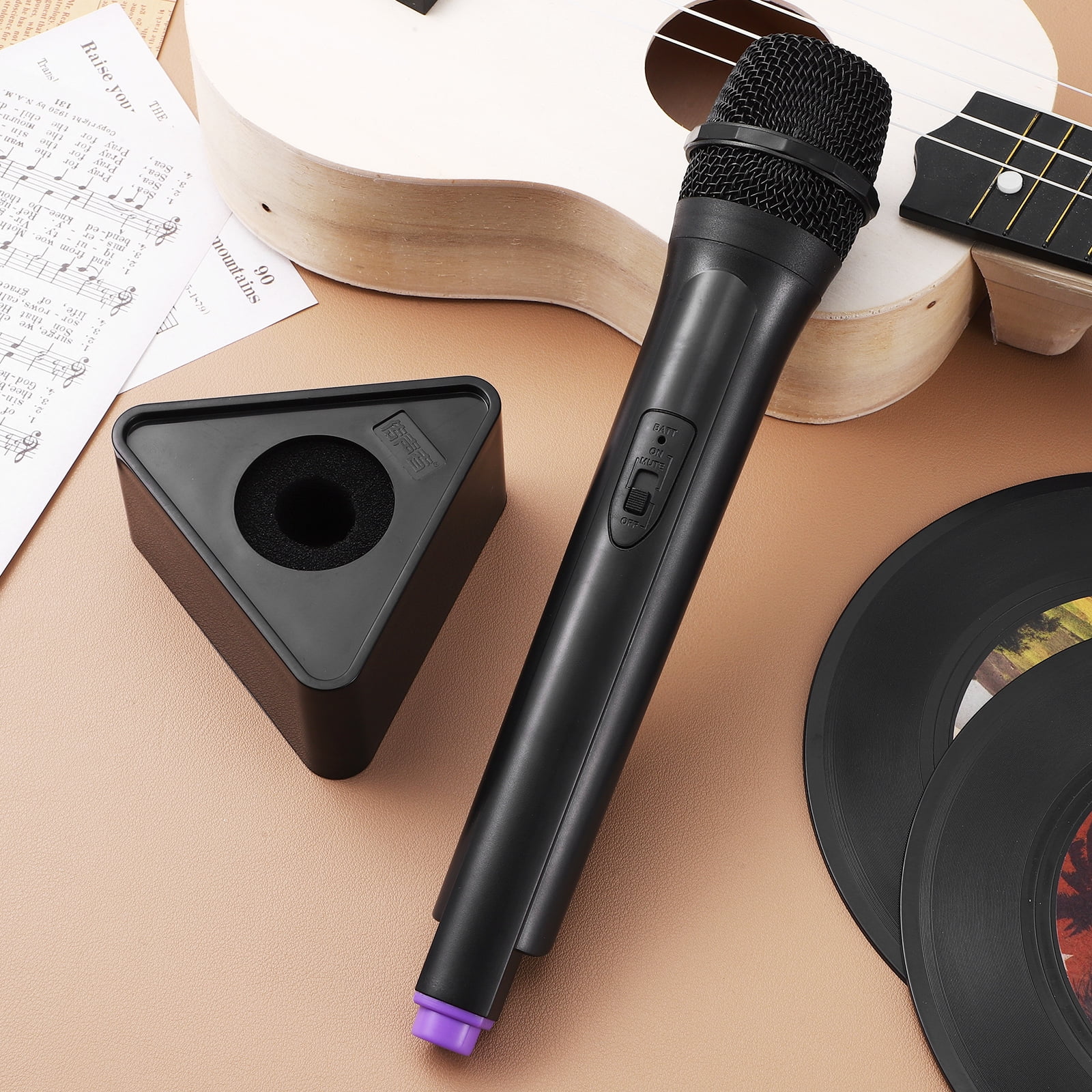 fake microphone,1 Set Microphone Prop Fake Speech Mic Karaoke Pretend ...