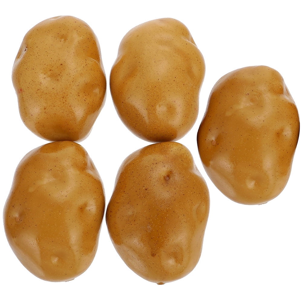 fake potato 5Pcs Simulated Potato Foam Potato Model Vegetable Model ...