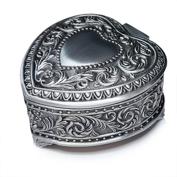 falado Emboss Alloy Metal Music Box Wind Up Golden Movement Music Box ...