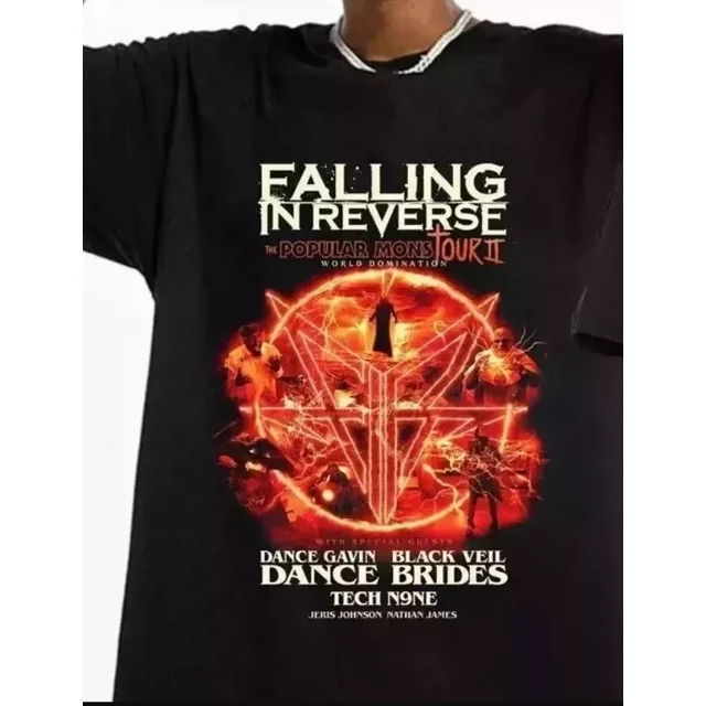 falling In Reverse The Popular Monstour Ii Tour 2024 T-shirt Tshirt ...