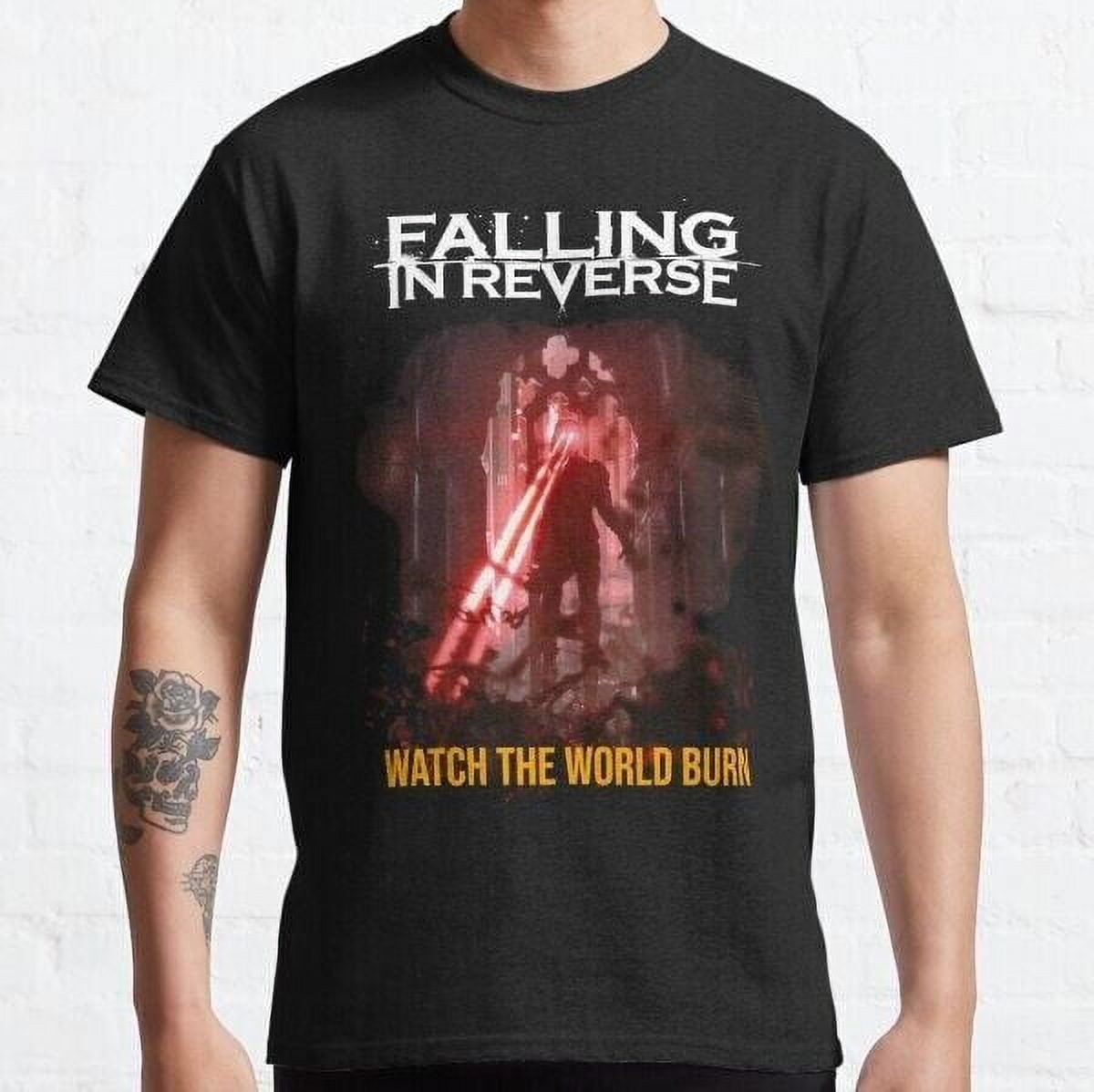 falling in reverse watch the world burn Classic T-Shirt - Walmart.com