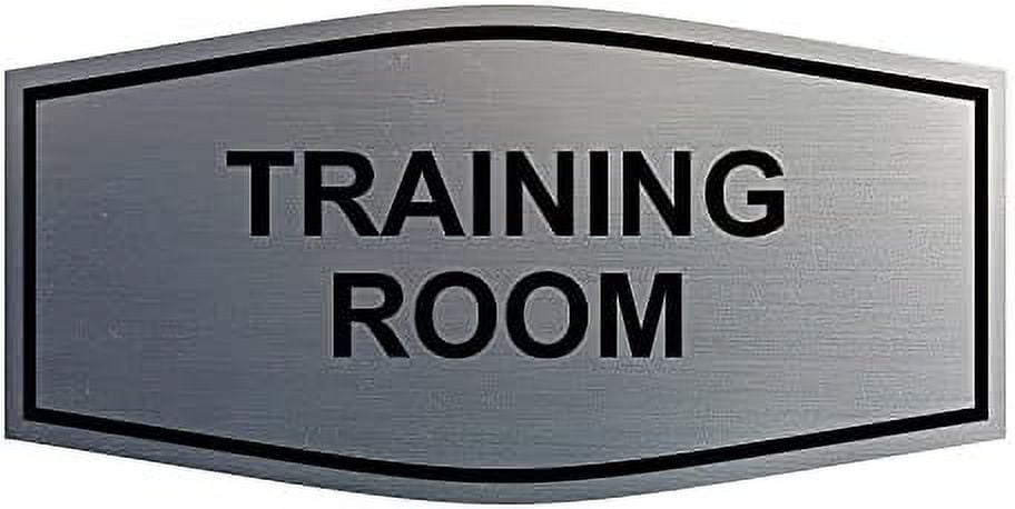 Fancy Training Room Sign (Brushed Silver) - Small - Walmart.com