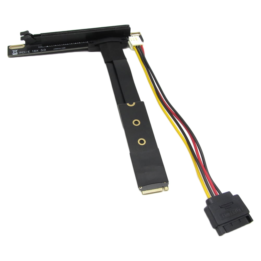 fankhu 15cm Riser Adapter M.2 Key NVME to PCI Express 3.0 16X Extension ...