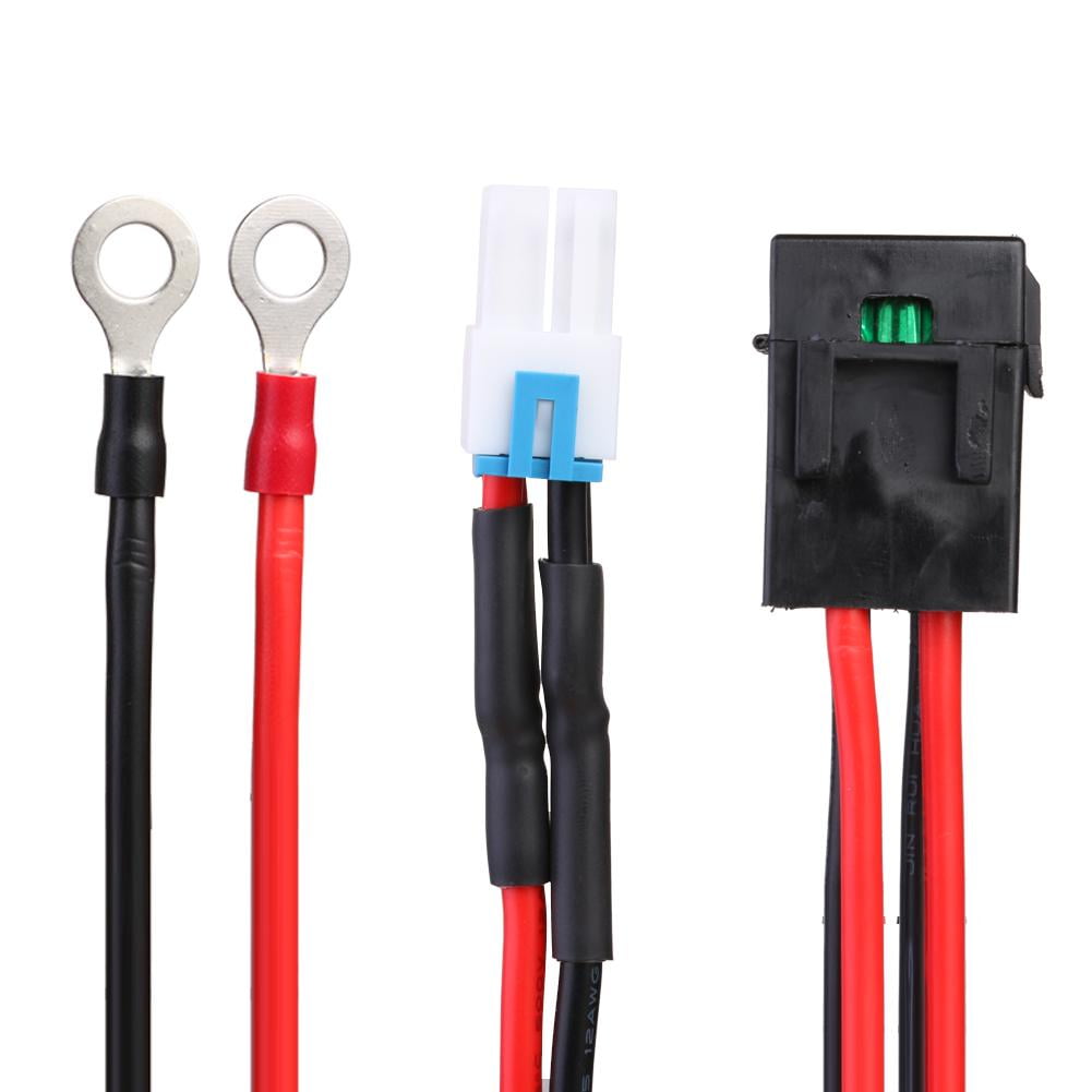 fankhu 1m 30A Fuse 4Pin Short Wave Walkie-talkie Extension Cord for ...