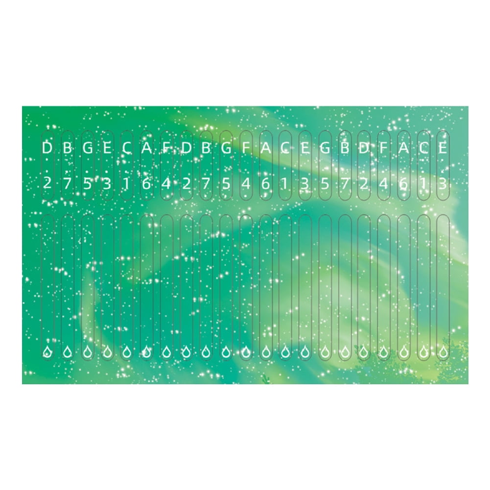 fankhu 21 Key Kalimba Note Stickers PVC Eye-Catching Key Decals for ...
