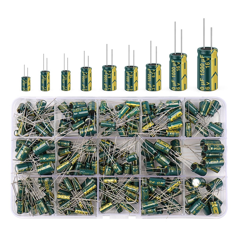 fankhu 225/460/925PCS High Frequency Aluminum Electrolytic Capacitors Low Impedance Aluminum ...