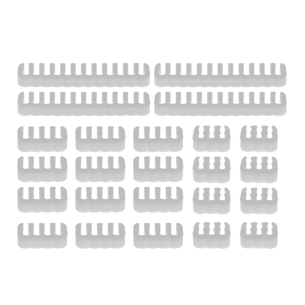 fankhu 24Pin 8Pin 6Pin Cable Comb Organizer Acrylic 24pcs PC Cable Comb ...