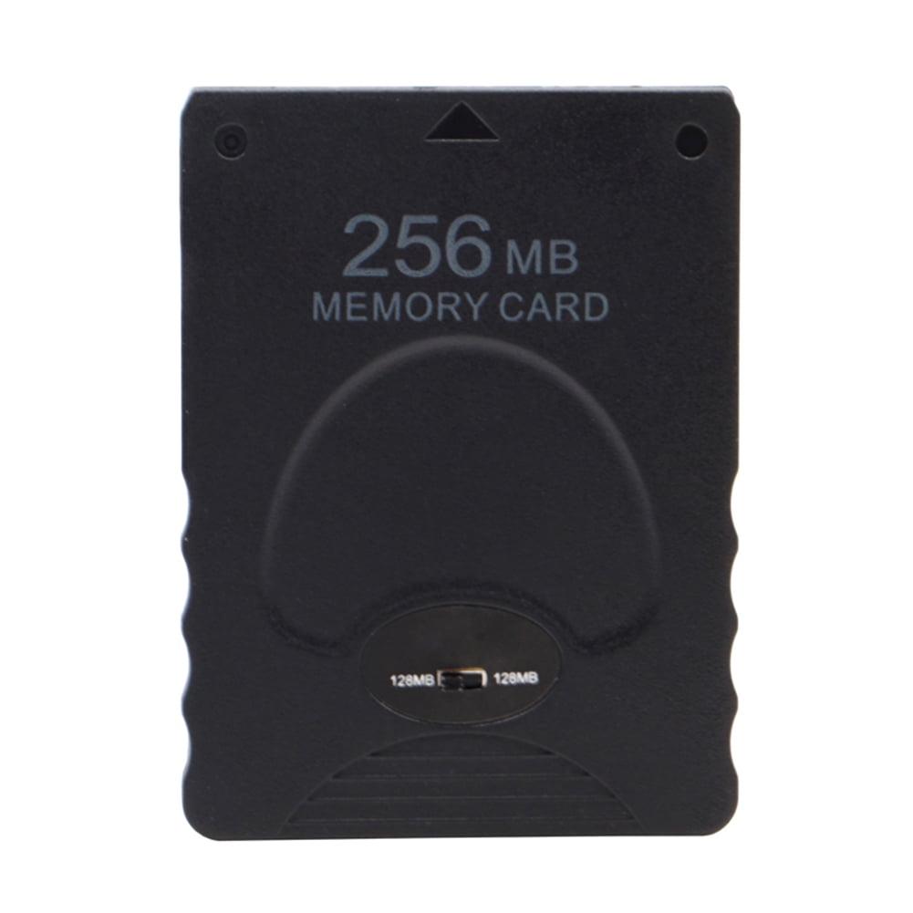 fankhu 256MB Console Data Storage Memory Card for PS 2 PS2 (Black ...