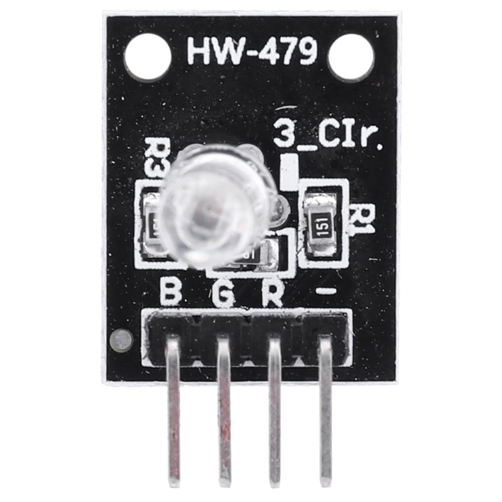 fankhu 3.3V/5V LED Module Red/Blue/Green KY-016 3 Color LED Module Full ...