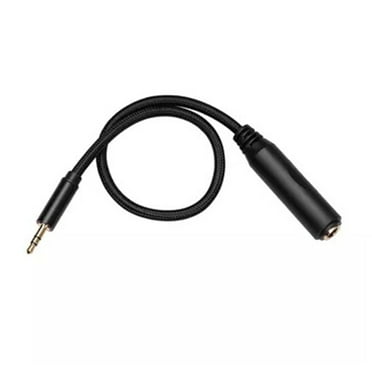 MillSO 3.5mm Female to Female AUX Cable, Stereo TRS Connectors, 6-inch ...