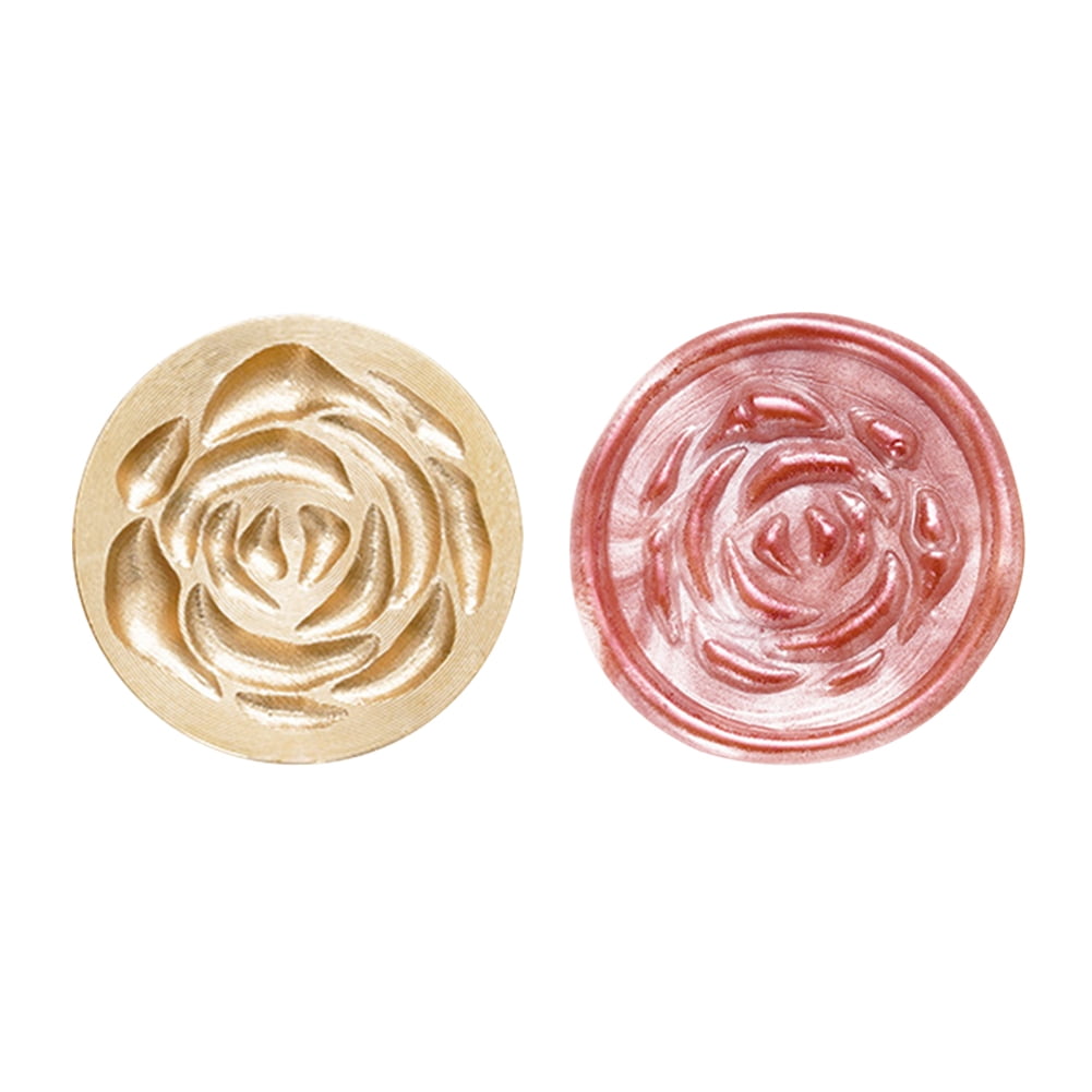 fankhu 3D Embossed Fire Paint Stamp Head Retro Brass Seal Craft Tool ...