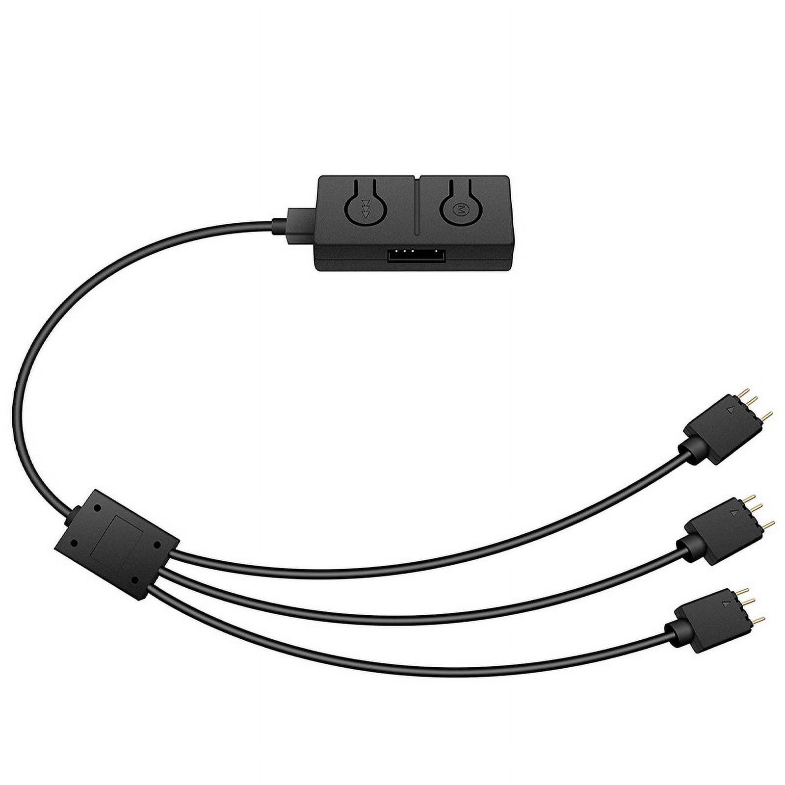 fankhu 3pin To 4pin ARGB Light Fan Adapter Sync with Motherboard 5V ...