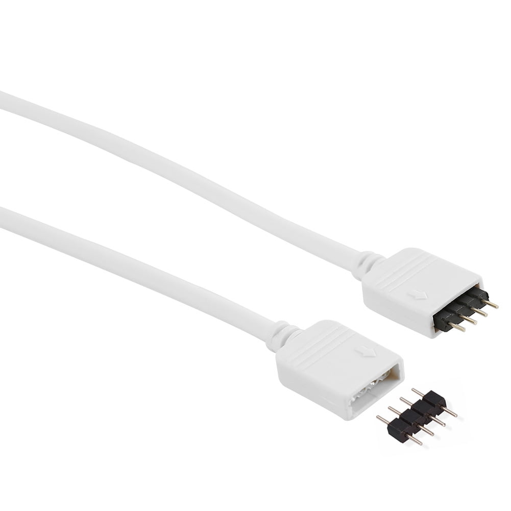 fankhu 4Pin Extension Cable RGB 5050 3528 LED Strip Light Connector ...