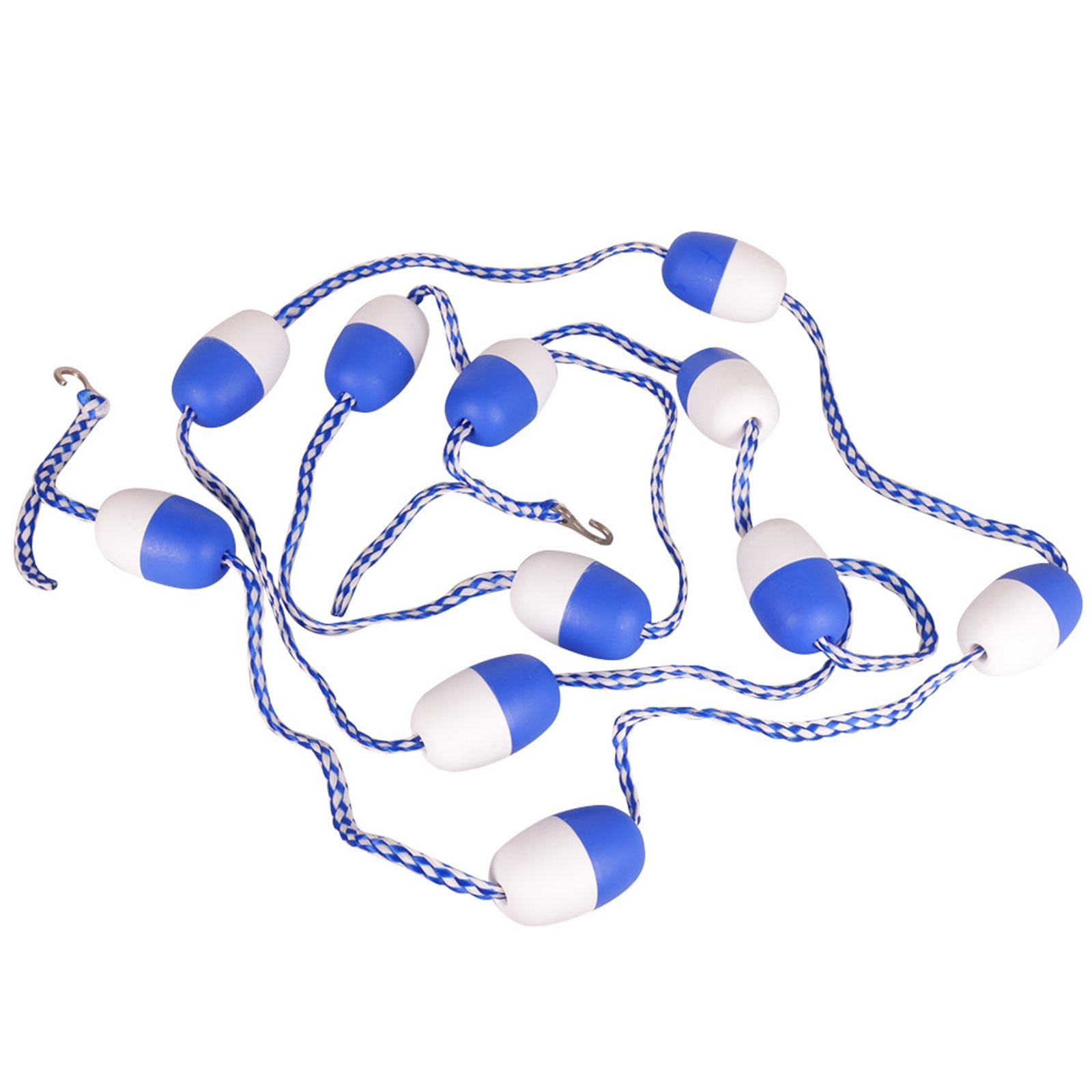 fankhu 5.5m Swimming Pool Safety Divider Rope with 11 Floats & 2 Hooks ...