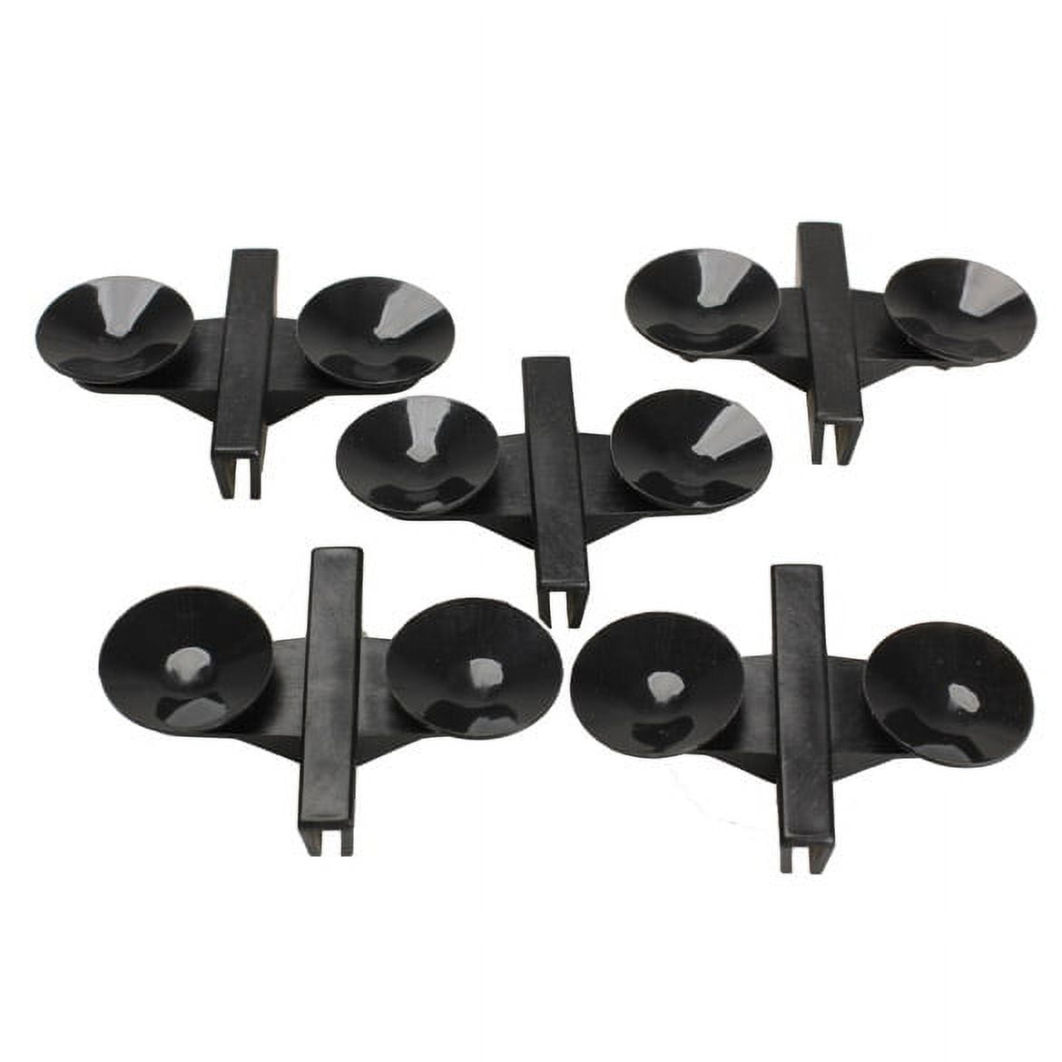 fankhu 5pcs Divider Clips Black Plastic Divider Partition Clip for ...