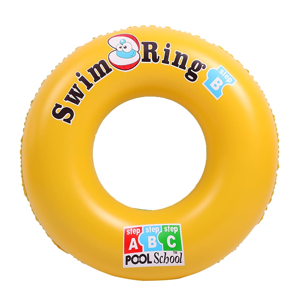 fankhu Adult Kids Letter Inflatable Swim Ring Thickened Pool Sea Float ...