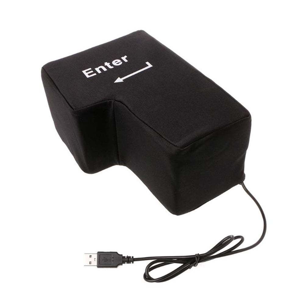 fankhu Anti-Stress Computer Huge Enter Key Giant USB Keyboard Vent ...