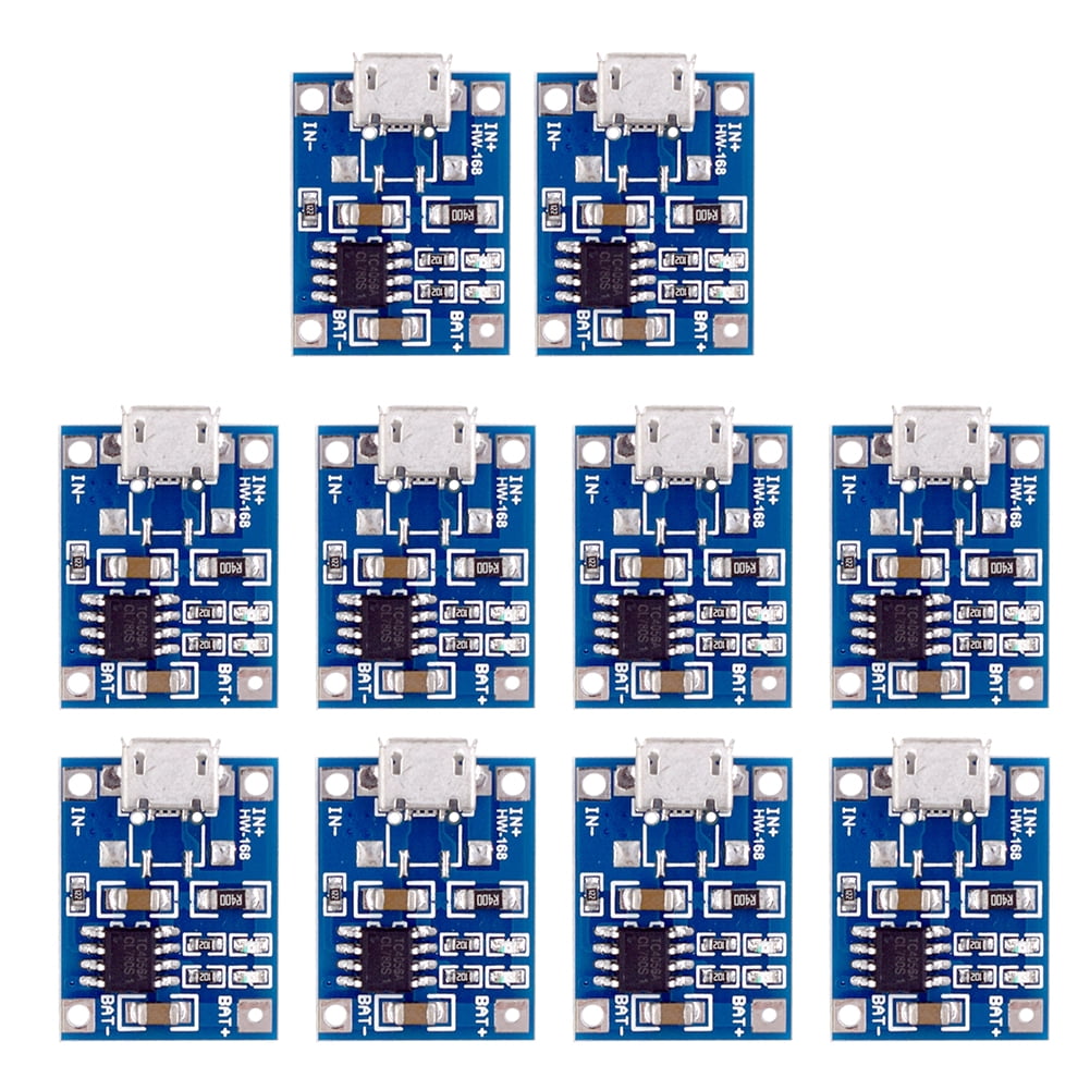 fankhu Battery Charging Board Micro USB Mini Battery Charger Board 1A ...