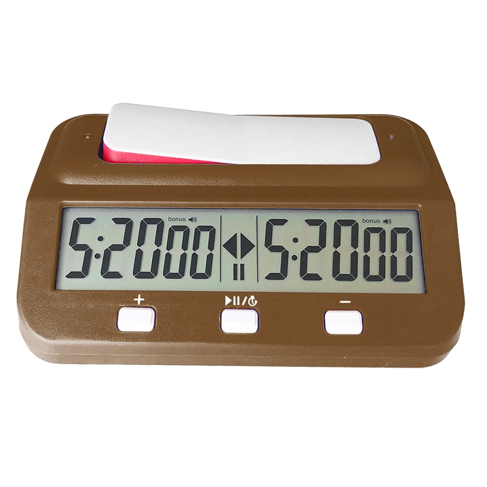 fankhu Chess Digital Timer Professional Stopwatch Board Clock Plastic ...