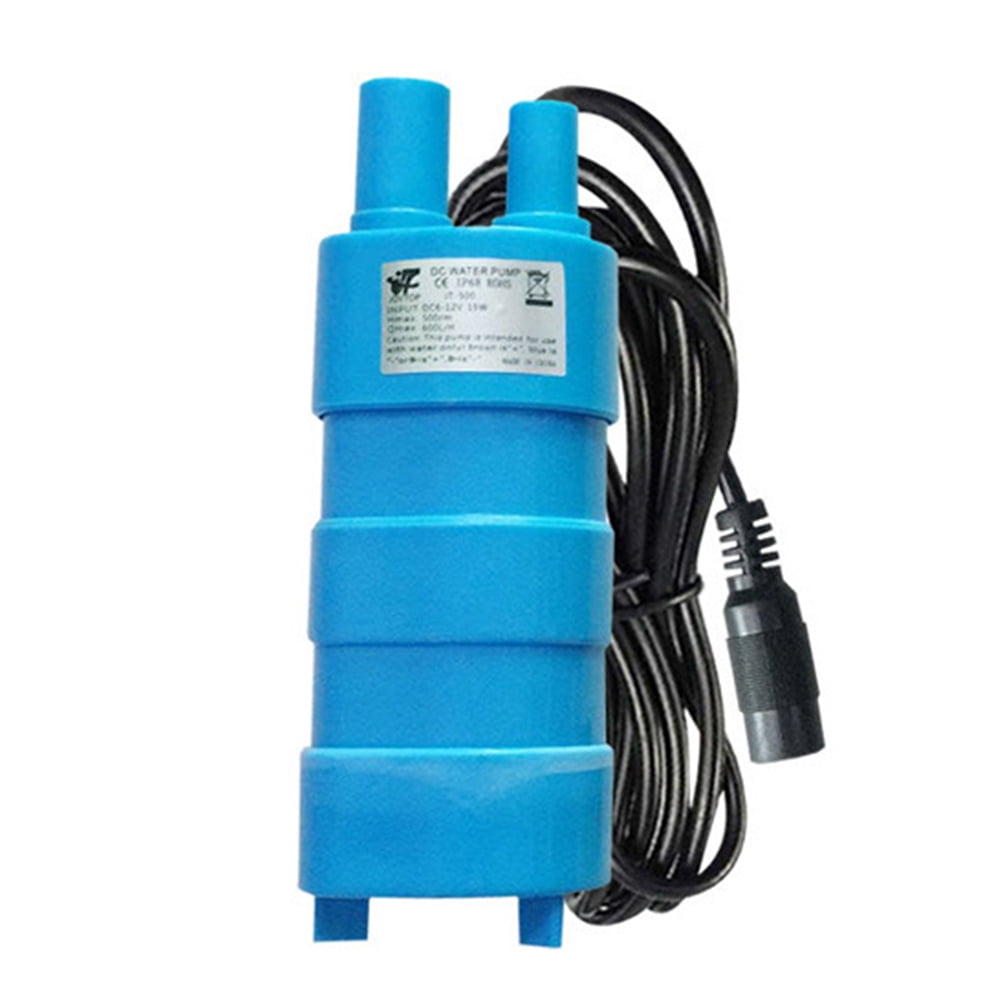 fankhu DC 12V High Lift Pump 5m/16.4ft 15W Straight Pump IP68 ...