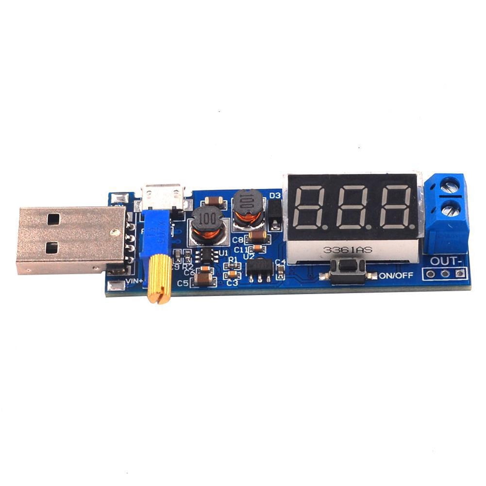 fankhu DC-DC Voltage Regulator Module Adjustable DC 1.2V-24V Booster Power Supply Voltage ...