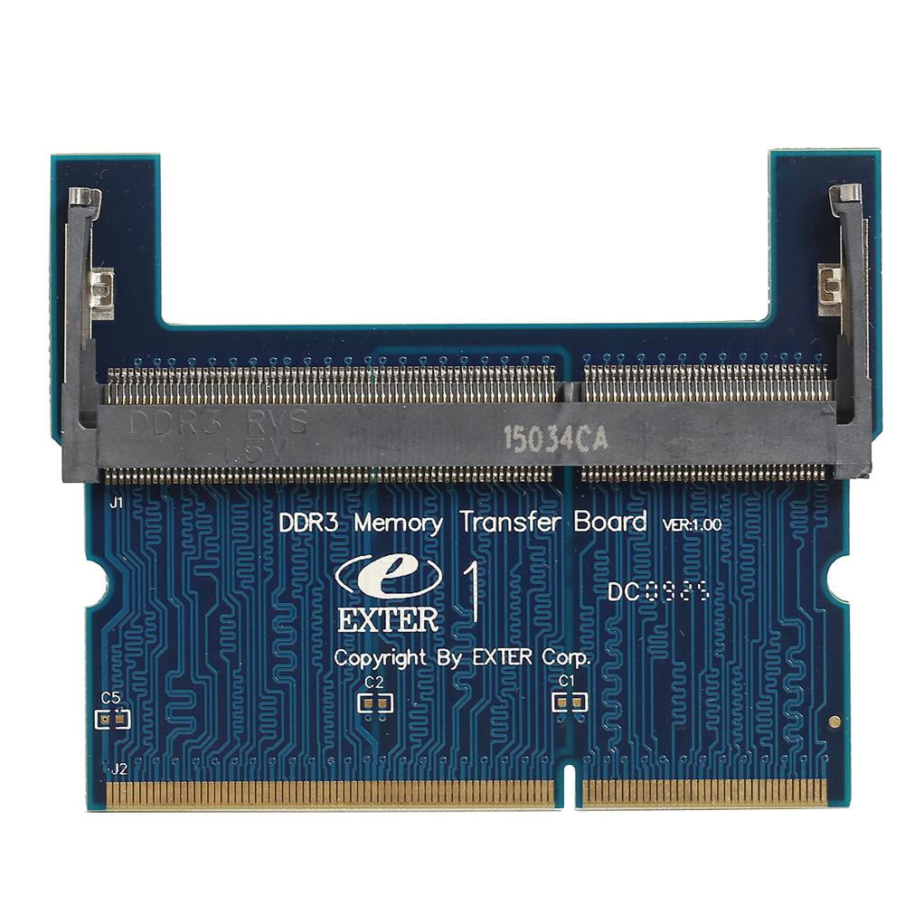 fankhu DDR3 Laptop SO-DIMM to Desktop DIMM Adapter Computer Memory Adapter Card - Walmart.com