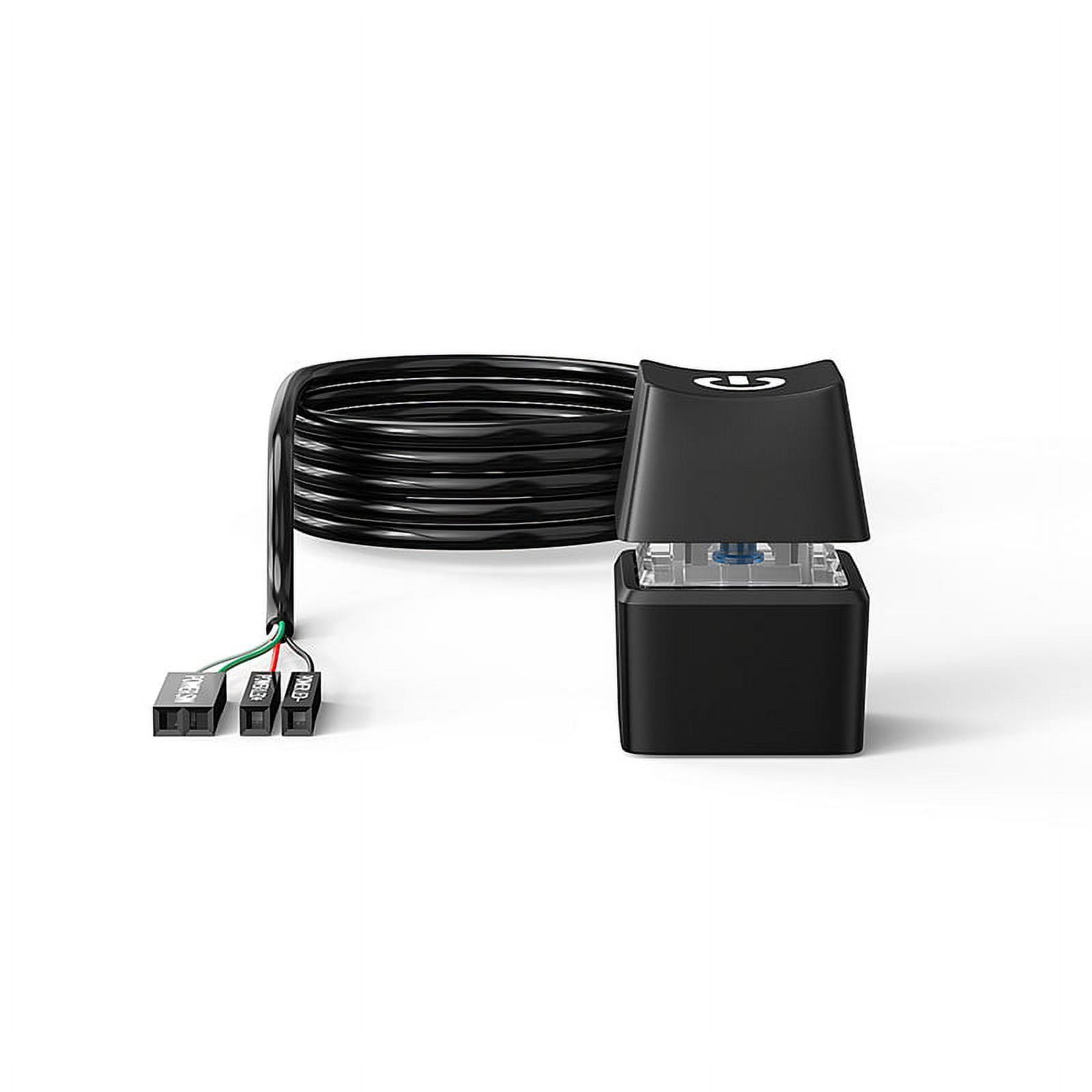 fankhu External Remote Start 1.65m/5m/10m On Off Switch Button Blue LED ...