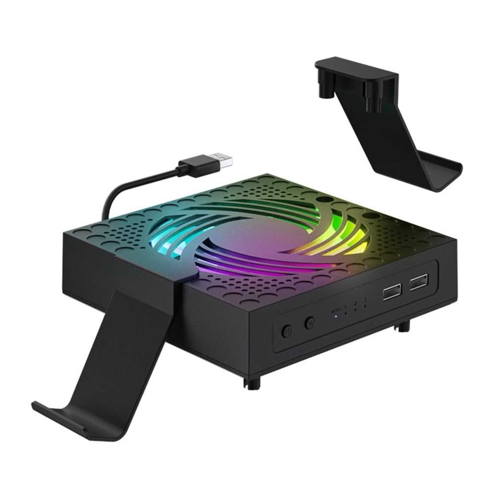 fankhu Host Cooling Fan Dual USB2.0 Port External Cooling Fan for Xbox ...