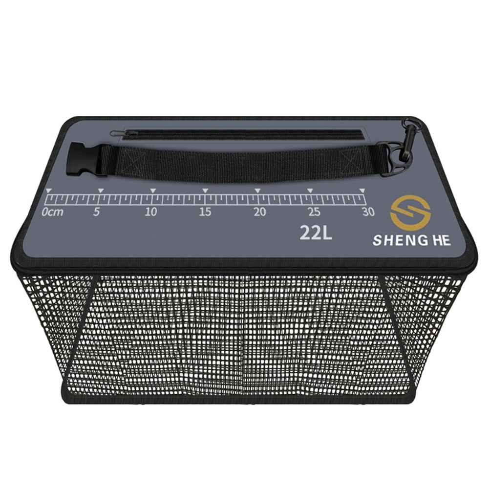 fankhu Live Fish Barreled Fishing Box 17L/22L/29L Fishing Bait Storage Case Portable ...