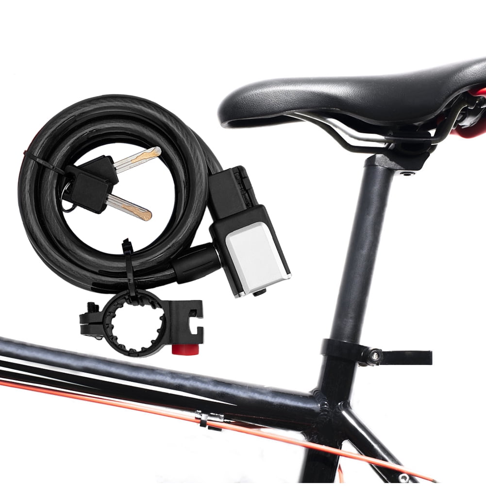 fankhu Mountain Bike Cable Lock with Mounting Bracket Bicycle Wire ...