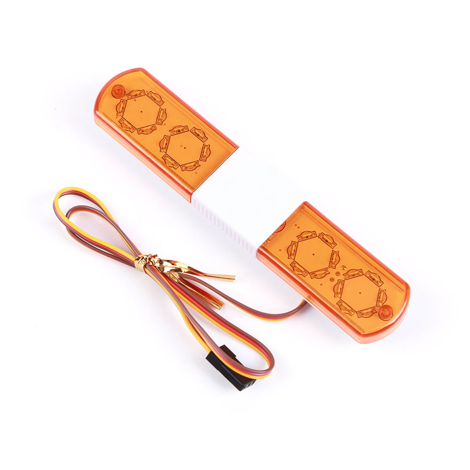 fankhu Multi Blink Modes LED 4.8-6V Flashing RC Light Bar for 1/10 1/8 HSP CC01 RC Car - Walmart.com