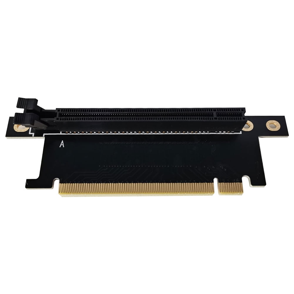 fankhu PCIe X16 Riser 90 Degree Right Angle PCI Express X16 Graphics ...